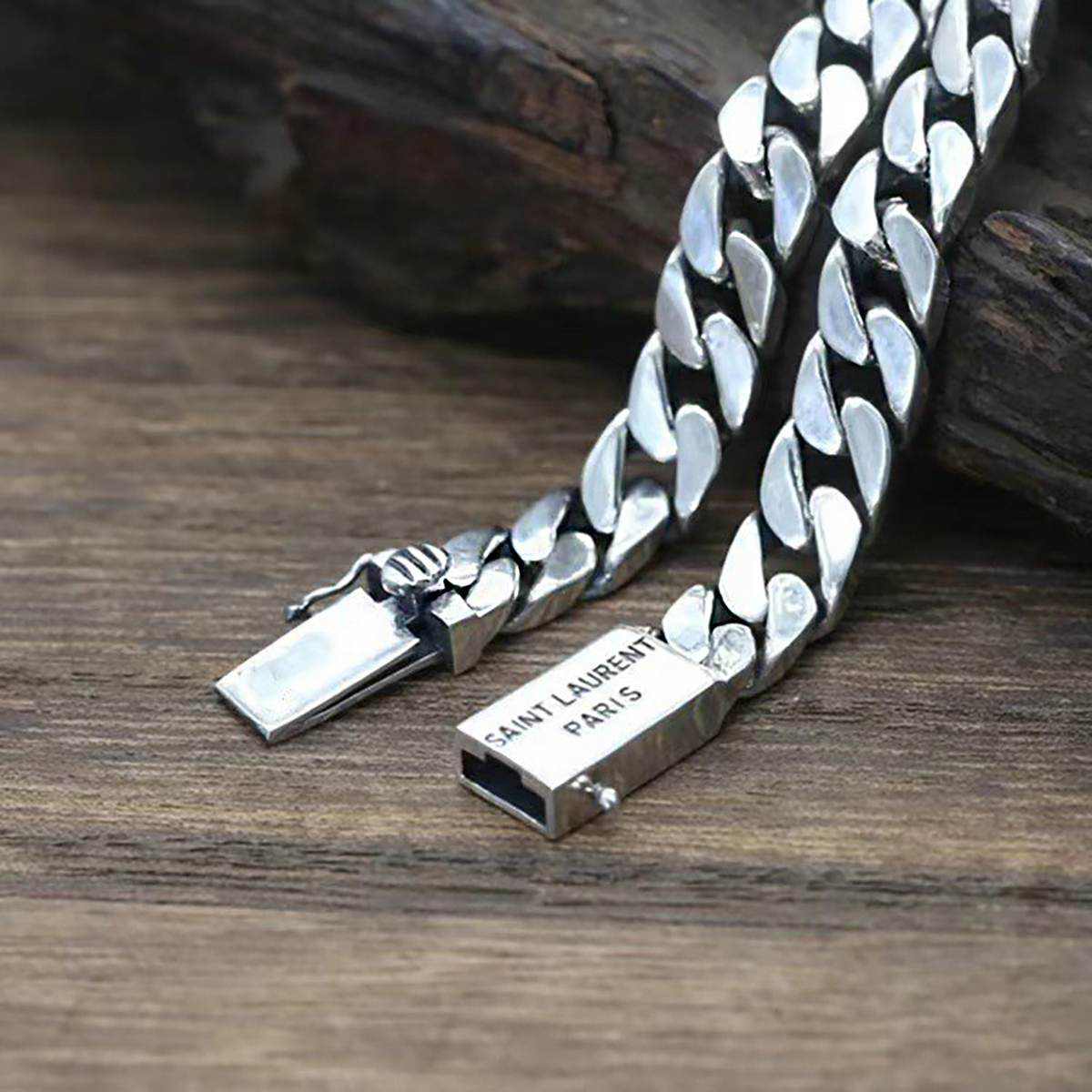 Vintage punk chain braided chain whip chain men's bracelet - lovesbracelet